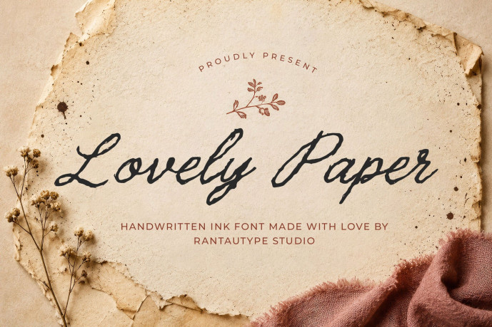 Lovely Paper Script Font - Free Font