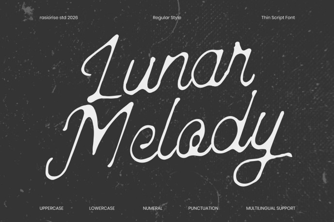 Lunar Melody Script Font - Free Font