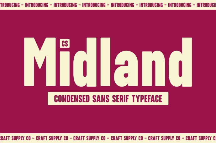 Midland Font - Free Font