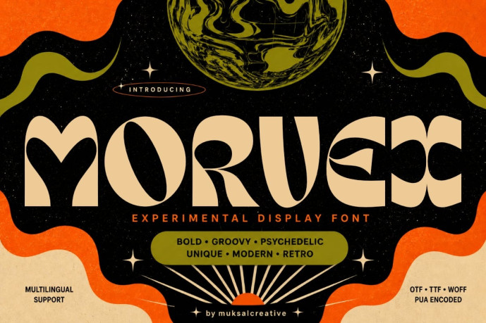 Morvex Display Font - Free Font
