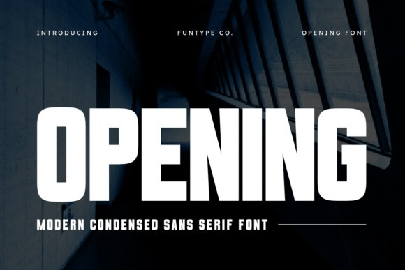 Opening Font - Free Font