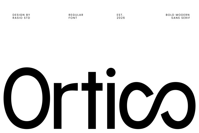 Ortico Font - Free Font