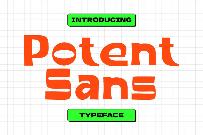 Potent Sans Font - Free Font