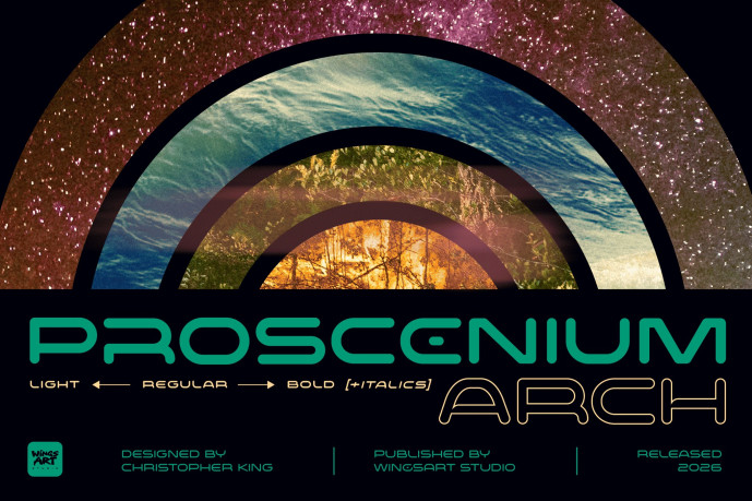 Proscenium Arch Font - Free Font