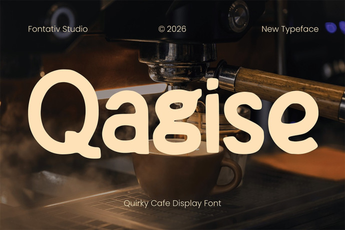 Qagise Display Font - Free Font