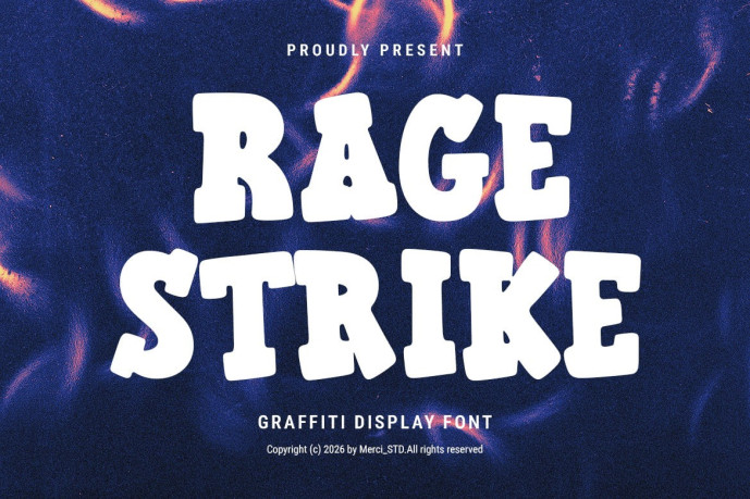 Rage Strike Display Font - Free Font