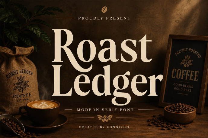 Roast Ledger Font - Free Font
