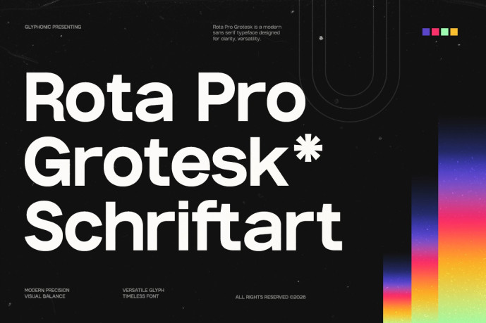 Rota Pro Font Family - Free Font