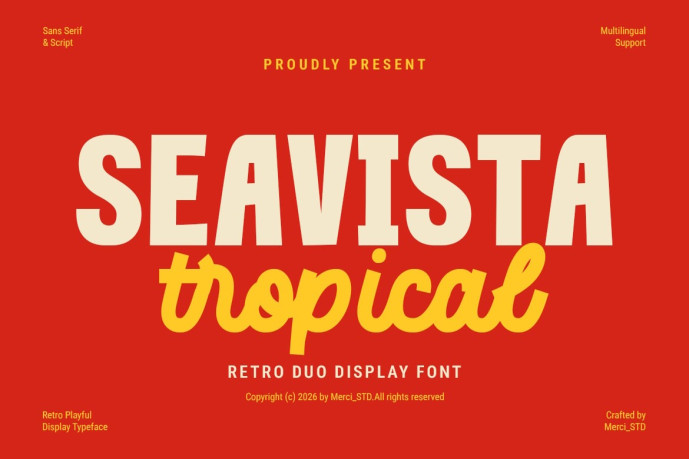 Seavista Tropical Font - Free Font