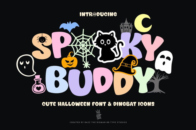 Spooky Buddy Display Font - Free Font