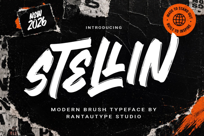 Stellin Brush Font - Free Font