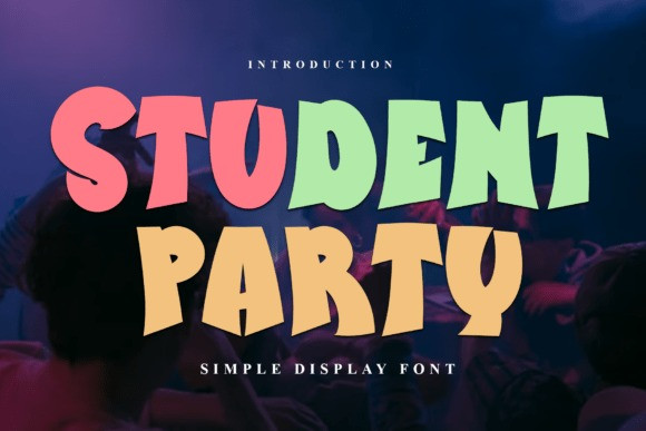 Student Party Font - Free Font
