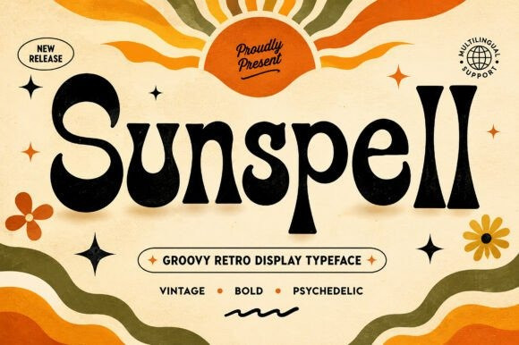 Sunspell Font - Free Font