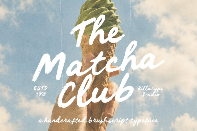 The Matcha Club Font - Free Font