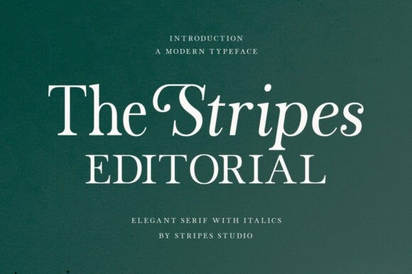 The Stripes Editorial Font - Free Font