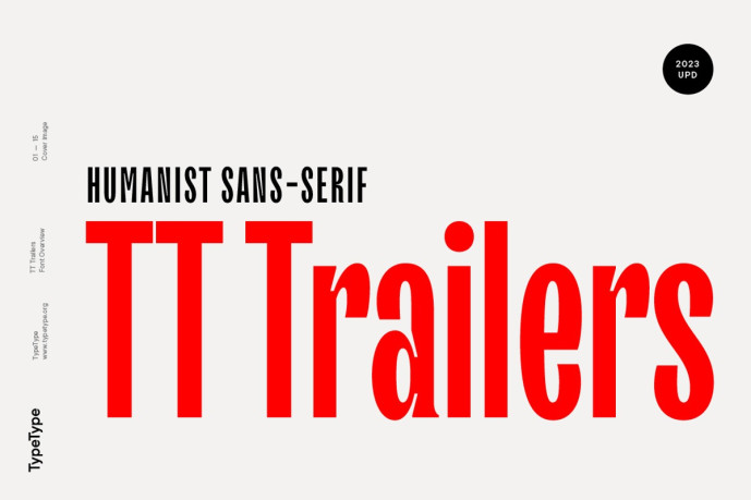 TT Trailers Font - Free Font