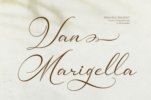 Van Marigella Font - Free Font