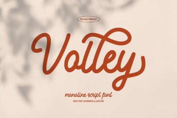 Volley Script Font - Free Font