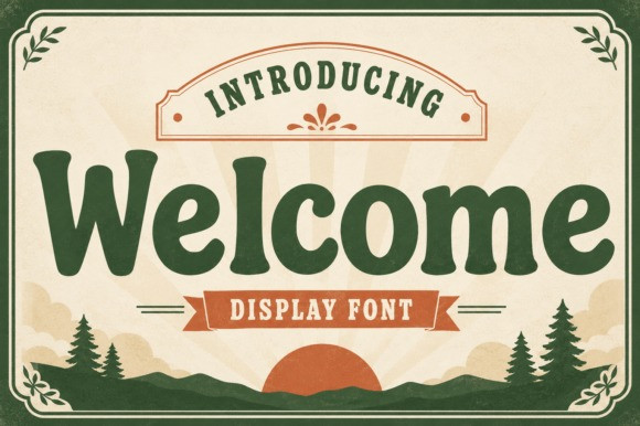 Welcome Typeface - Free Font