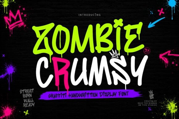 Zombie Crumsy Font - Free Font