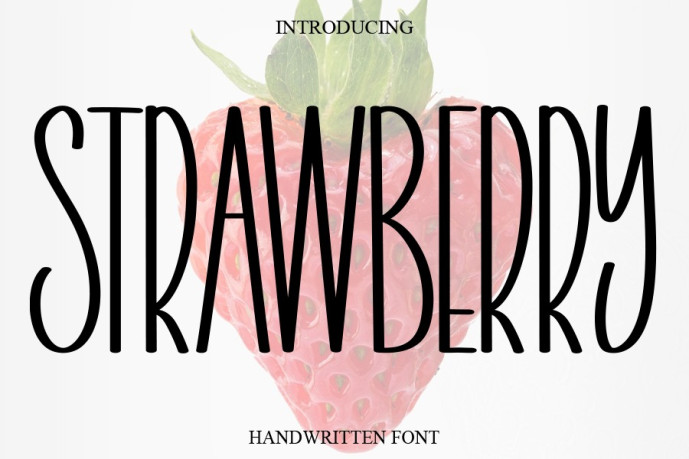 Strawberry Script Font - Free Font
